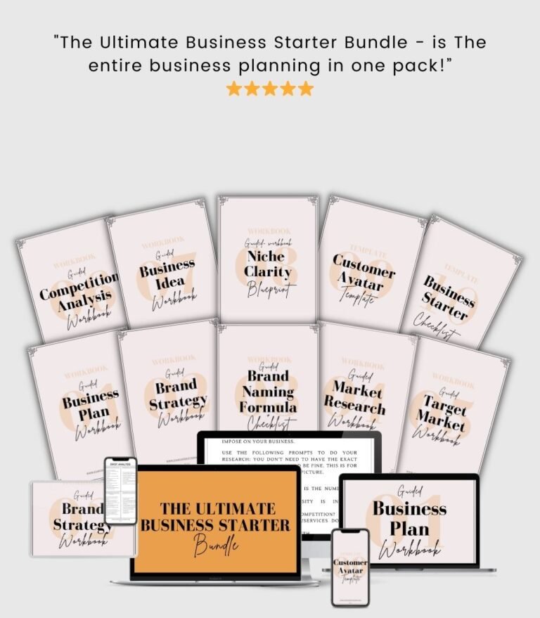 Ultimate Business Starter Bundle Kit - Startup's Dictionary