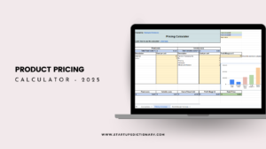 Pricing Calculator - Startup's Dictionary